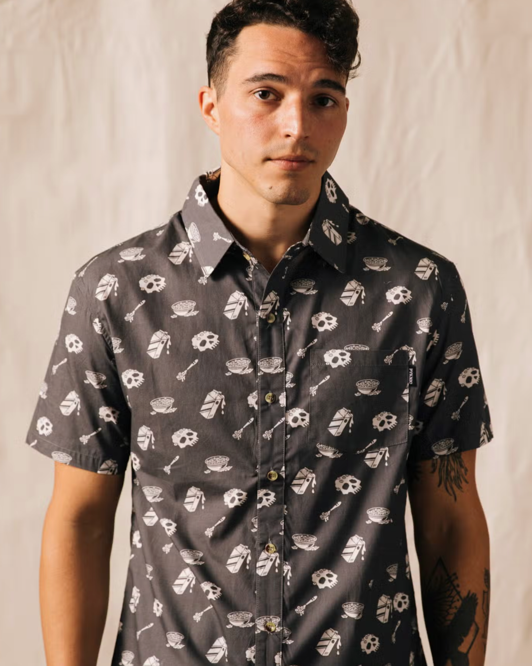 Cereal Killer Button Up by Pyknic | Le Monkey House