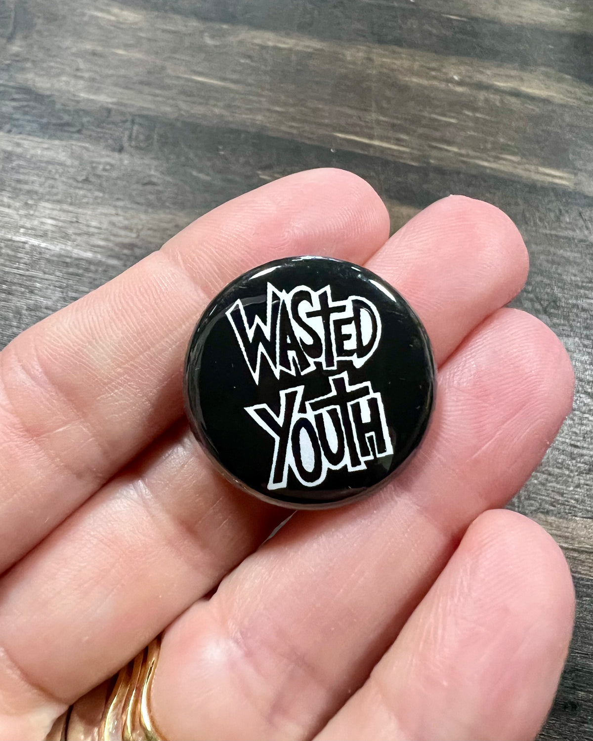 The Wasted Youth Button | Square Deal Recording | Monkey House – Le ...