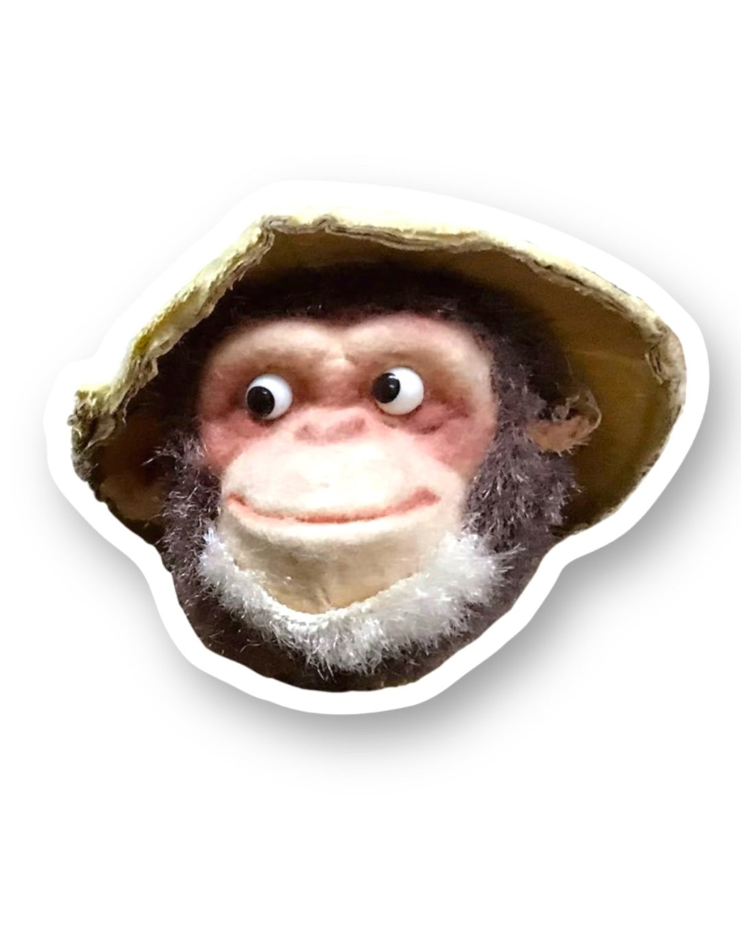 Monkey Face Sticker | Mincing Mockingbird | Le Monkey House