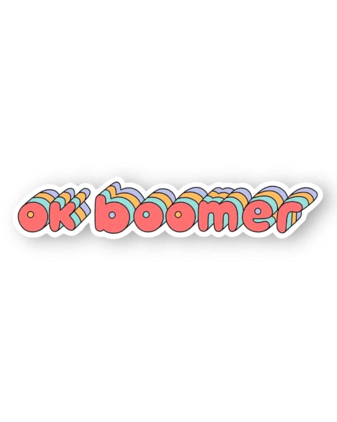 Ok Boomer Sticker by Big Moods | Le Monkey House
