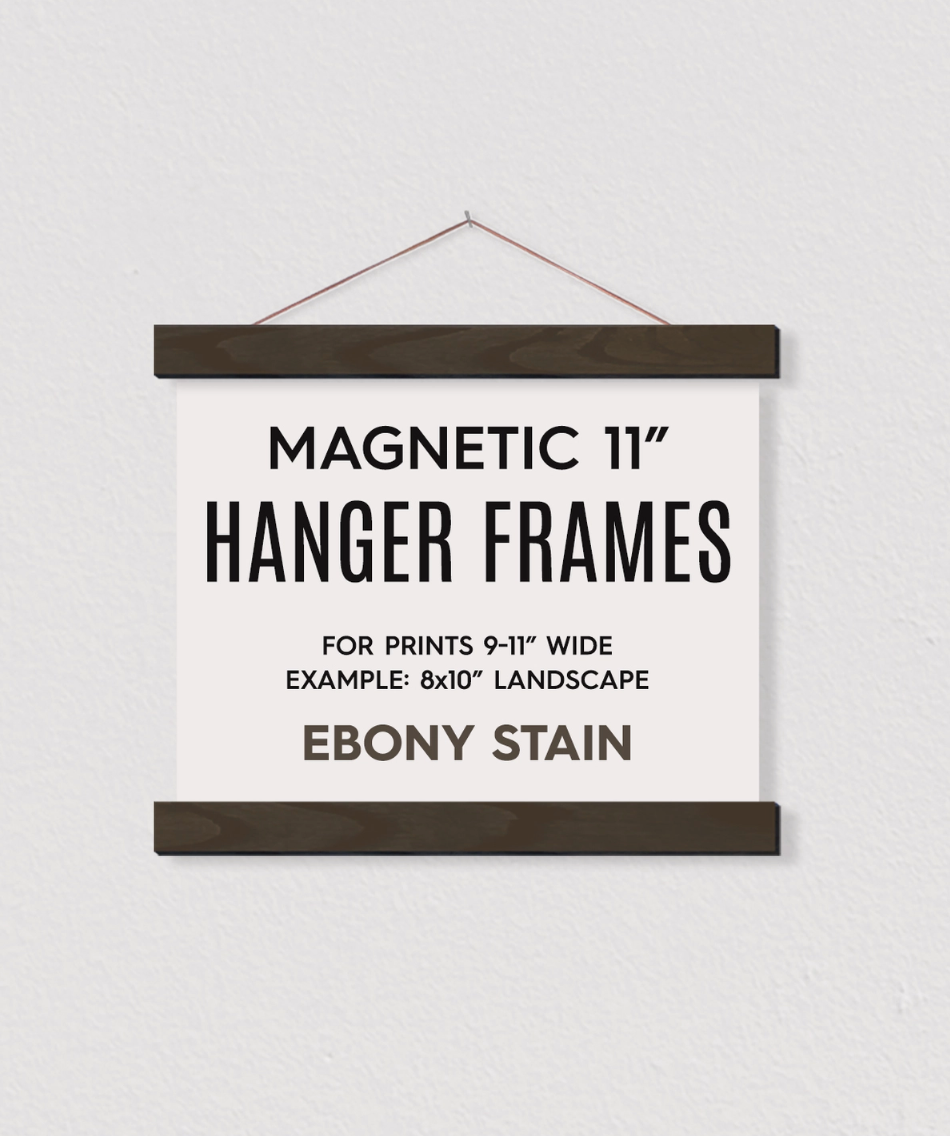 Wooden Picture Poster Hanger Frame | Le Monkey House